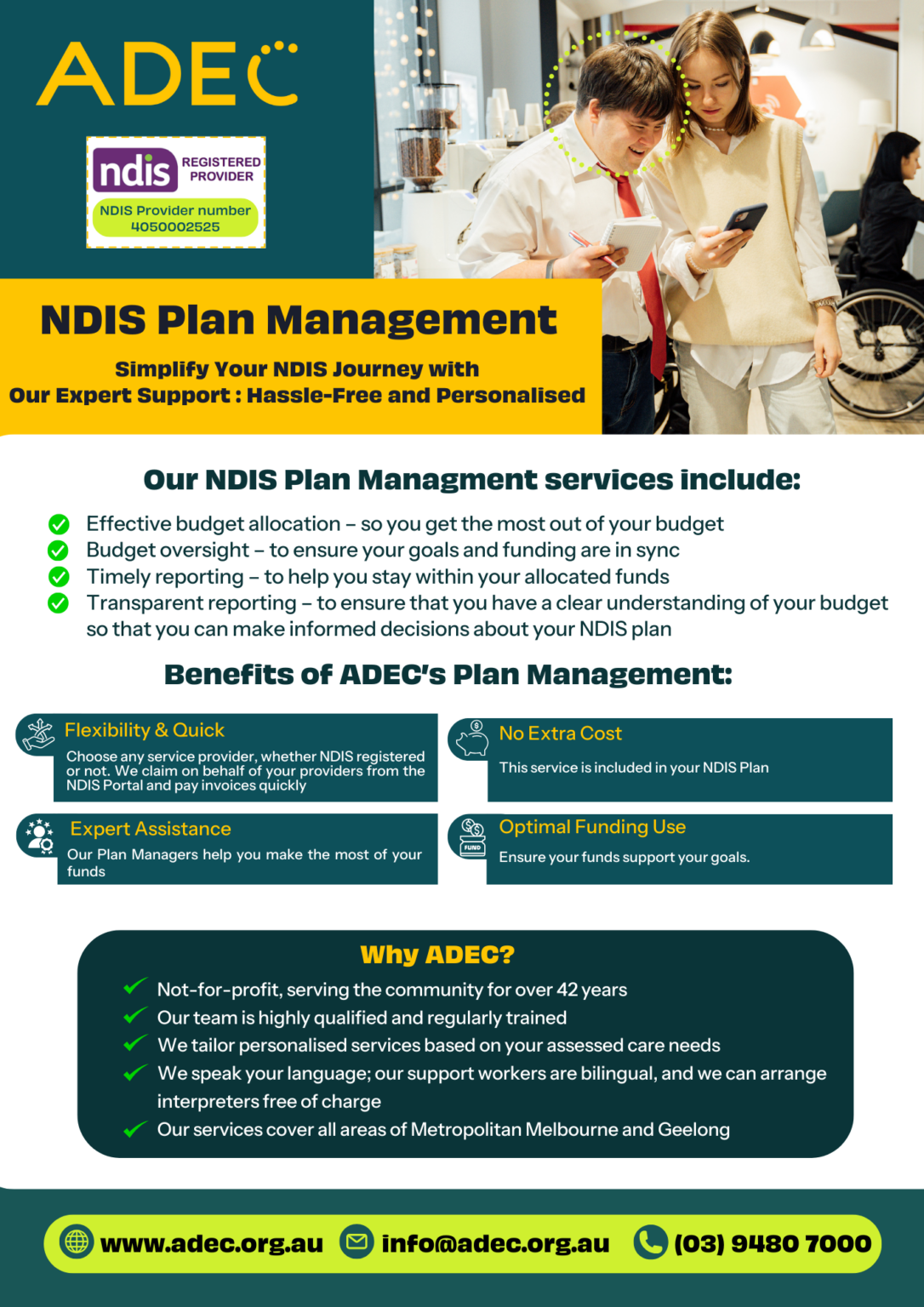 NDIS Plan Management Services in Melbourne | ADEC